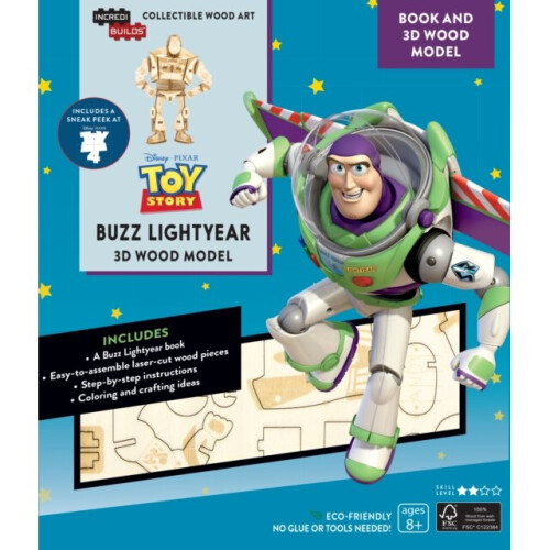 IncrediBuilds Toy Story Buzz Lightyear Book and 3D Wood Model by ...