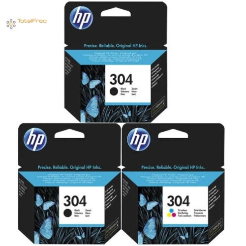 HP 304 MULTIPACK INK CARTRIDGES 2x Black, 1x Color on OnBuy