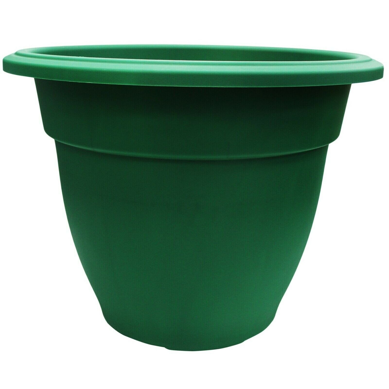 Extra Large 55cm Round Barrel Planter Plastic Plant Pot Flower Planter ...