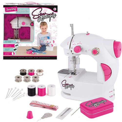 Sew Amazing TY6142 Sew Station Complete Textile Sewing Machine Set for ...