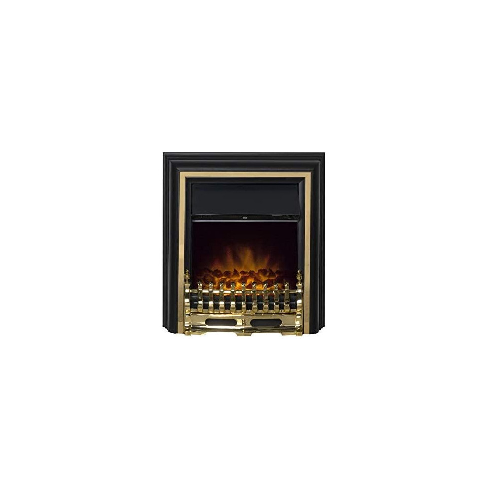 Adam Durham Freestanding Electric Fire in Brass on OnBuy