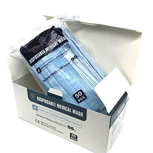 UK - 3 Ply Face Mask - Type2R Disposable Polypropylene IIR2 Surgical ...