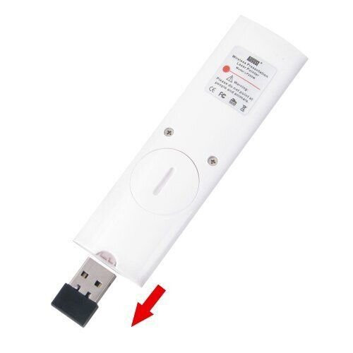 August LP200W Wireless Presenter Laser Pointer PC Windows Mac ...
