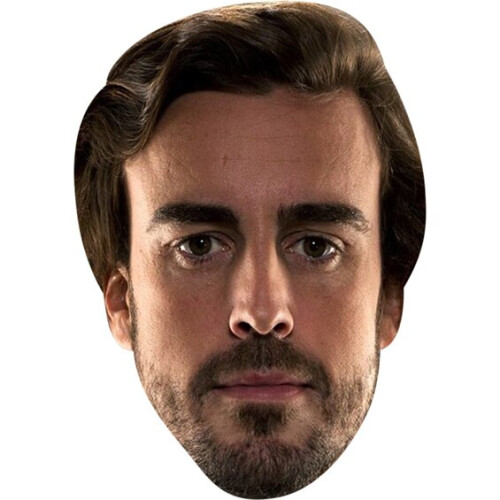 Fernando Alonso celebrity Party Face Fancy Dress on OnBuy