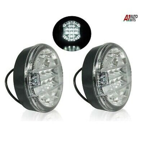 12V Led Tail Lights Hamburger Rear Lamps For Lorry Vw Peugeot Renault ...