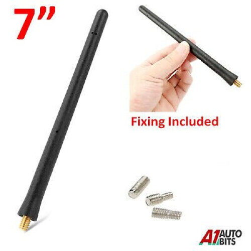 Car Radio/Stereo Universal Stubby Rubber Aerial Ariel Mast Antenna Bee ...