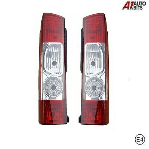 Set Citroen Relay 06-14 Rear Tail Back Lights Lamps Lens Lh + Rh N/S O ...