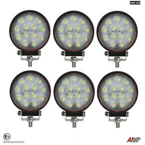 6x 39w Led Work Round Lights Lamp FITS John Deere Valtra Fendt Bobcat ...