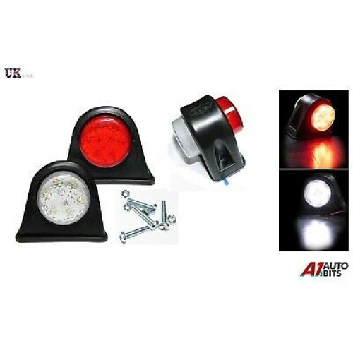 2 X Led Outline Rear Front Side Marker Lights For Iveco Daf Man Scania ...