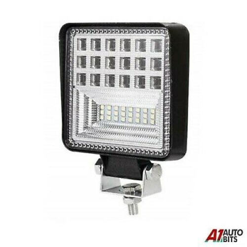 126w Square Led 12v 24v Work Spot Flood Light Lamp Off-Road Jeep Truck ...