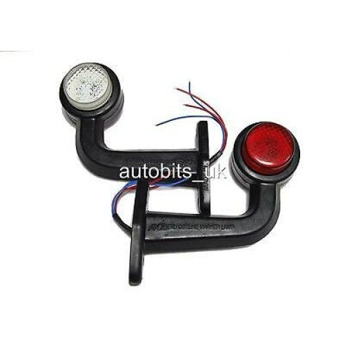 2 X LED OUTLINE REAR FRONT SIDE MARKER LIGHTS FOR IVECO DAF MAN SCANIA ...