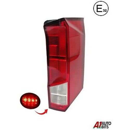 Vw Crafter 2017- On Rear Back Tail Light Lamp Lens Rh Right O/S Side E ...