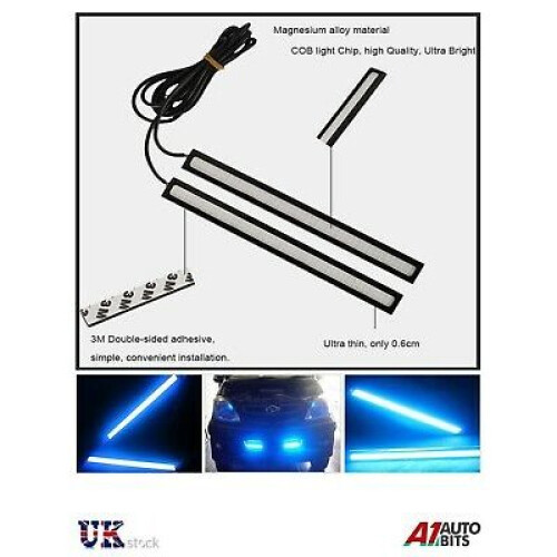 BLUE LED DRL Fog Running Lights 6.7" 12V FOR MERCEDES VIANO VITO VANEO ...