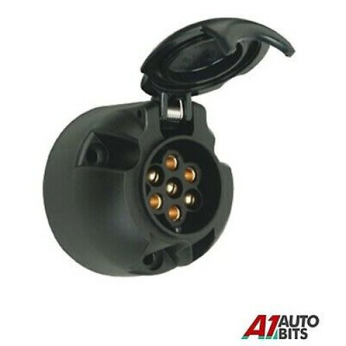 12n 7 Pin Socket Trailer Car Caravan Wiring Lights Tow Towing 12v Volt ...