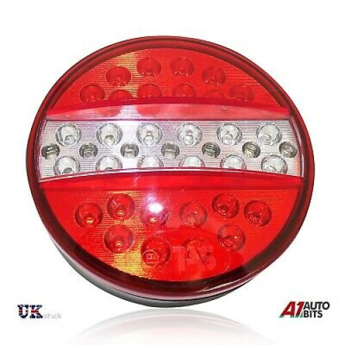 1X 24V LED TAIL LIGHT HAMBURGER REAR LAMP DAF MAN SCANIA MERCEDES IVECO ...