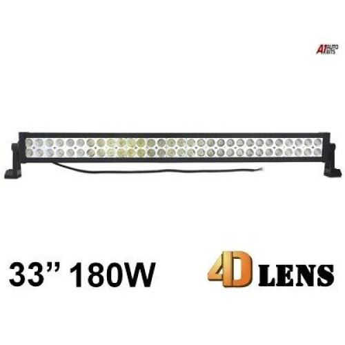 33" Led Light Bar 180w 4d Lens Spot Flood Work Lamp Recovery Pickup ...