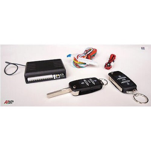 Universal Remote Central Locking Kit Keyless Entry LED ind trunk window ...