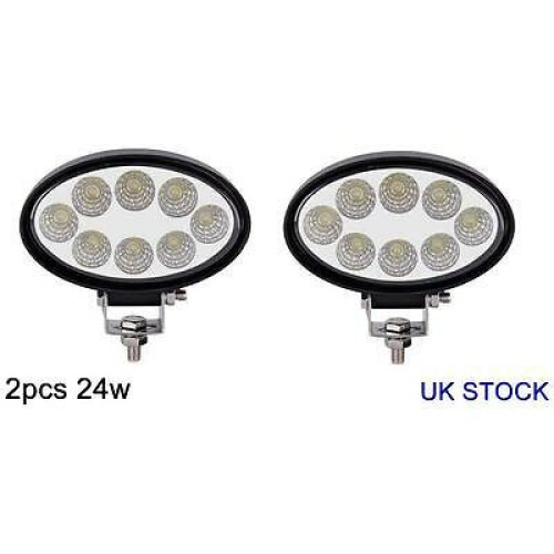 2X High Power 12V 24V Led Work Lamp Flood Light Truck 4X4 Trailer ...