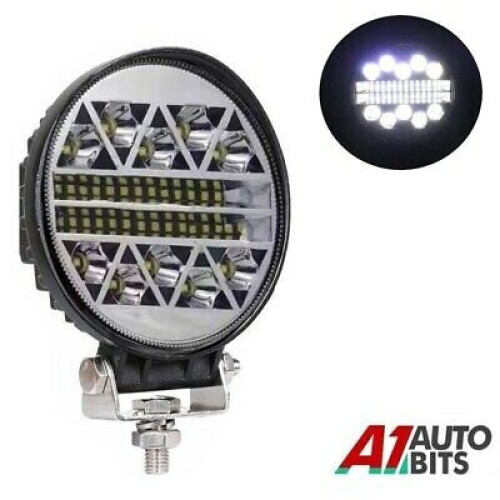 4.5" 108w Round Led 12v 24v Work Combo Light Lamp Off-Road Jeep Truck ...