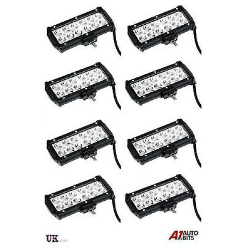 8 X High Power 12V 24V Led Work Lamp Spot Light Truck Car Trailer ...