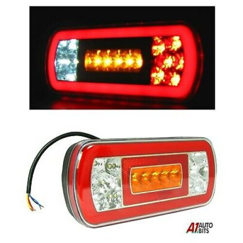 Neon Glow-Track Halo Led Rear Tail Lamp Light Truck Lorry Trailer Hgv ...