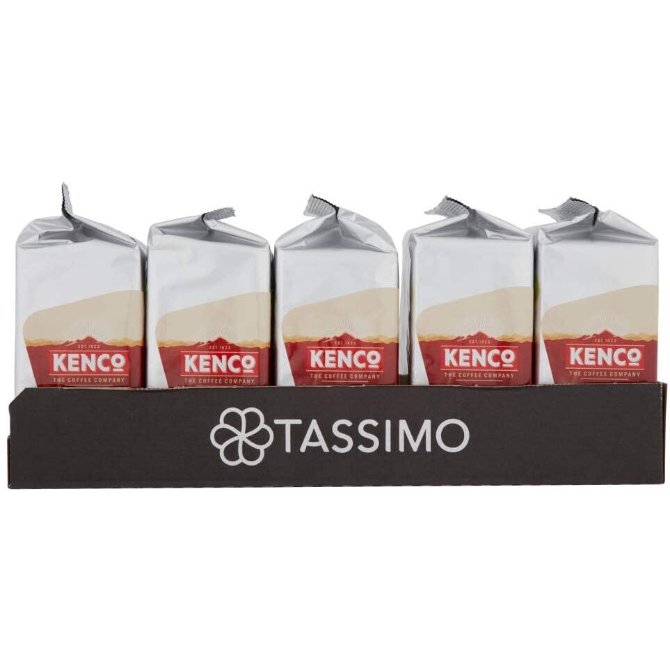 Tassimo Kenco Flat White Coffee Pods Pack of 5 Total 80 pods 40 ...