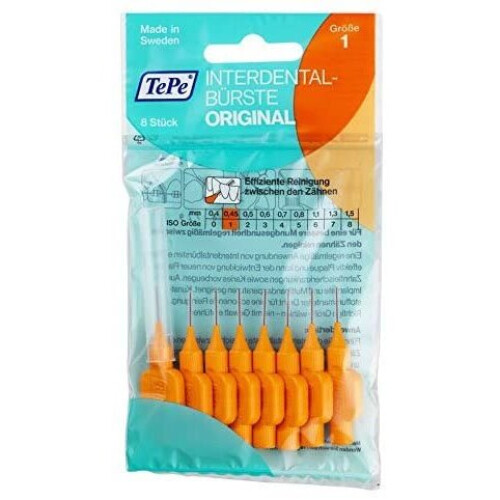 TePe Interdental Brush Orange 0.45mm Pack of 8 brushes on OnBuy