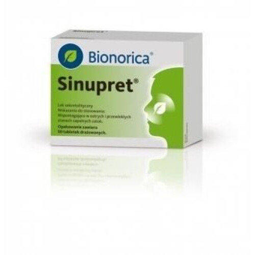 Sinupret, 50 Tablets Sinusitis Relief on OnBuy