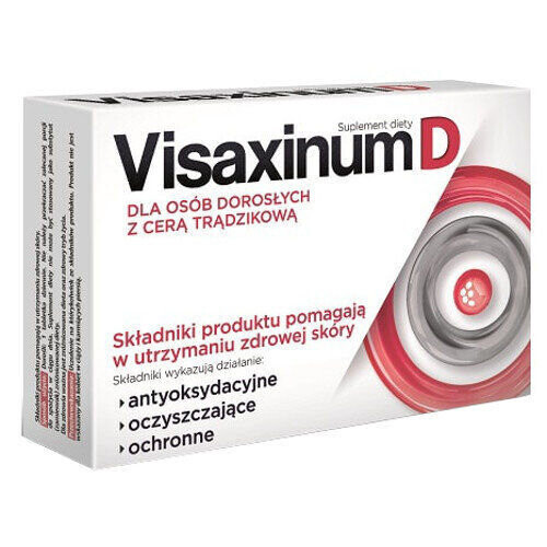 Visaxinum D for adults with acne skin, 30 coated tablets on OnBuy