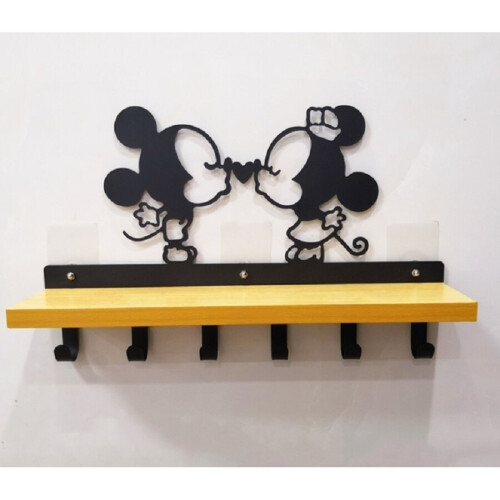 Minnie Mouse Wall Mounted Metal Key Hook Coat Rack,Farmhouse Mounted ...
