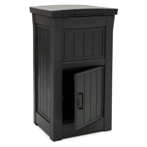 Keter Package Delivery Storage Box Lockable Weather Protection Parcel ...