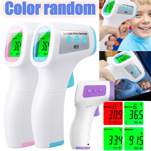 Digital IR Display Forehead Infrared Thermometer Body Temperature Gun ...