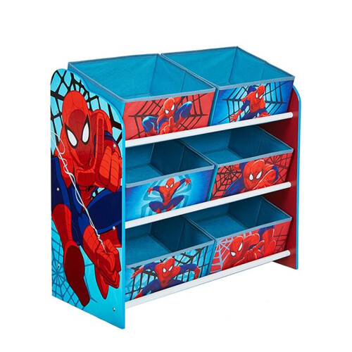 Spider-Man 6 Bin Storage Unit on OnBuy