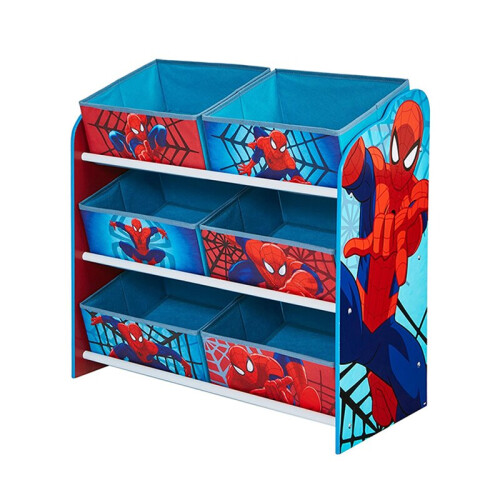Spider-Man 6 Bin Storage Unit on OnBuy