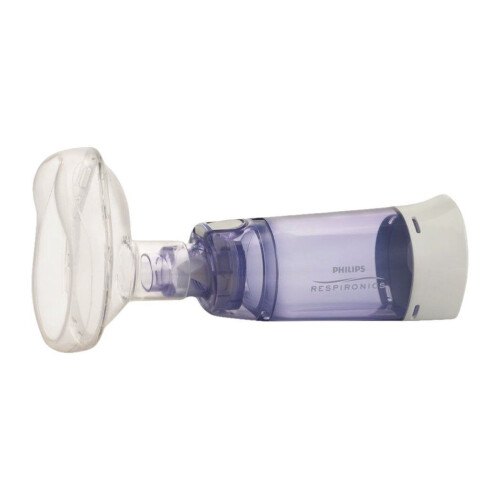 Respironics OptiChamber Diamond Chamber for Inhalers + Medium Mask ...