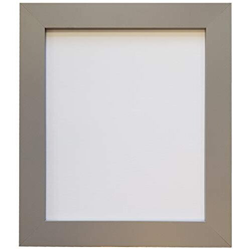 FRAMES BY POST Metro Light Grey Picture Photo Frame Plastic Glass 40cm ...