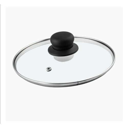 30CM Tempered Glass Saucepan Casserole Frying Pan Glass Lid on OnBuy