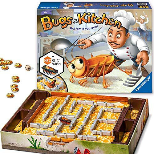Ravensburger 22261 Bugs in The Kitchen Board Game for Kids Age 6 Years ...