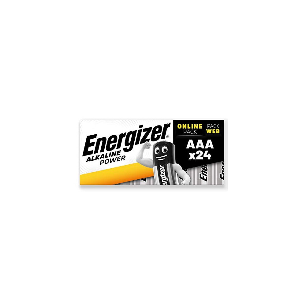 Energizer AAA Batteries - Alkaline Power Triple A, 24 Pack for Long-Lasting Performance in ...