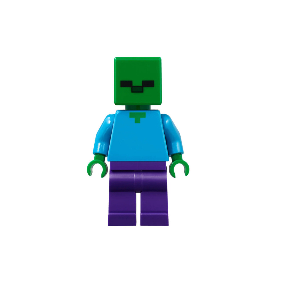 Minecraft The Zombie Cave Adventures Building Set with Steve, Zombie ...