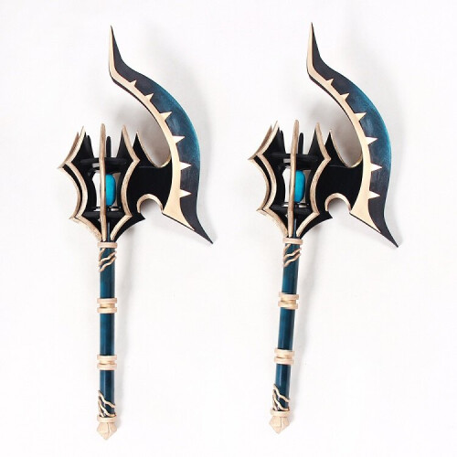 F/GO Berserker Darius III Axes Cosplay Replica Weapon Props on OnBuy
