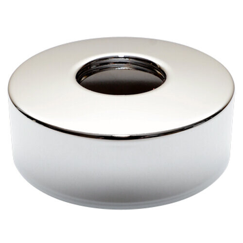 Round Shaped Chrome Plated Steel 3/4" Inch Pipe Collar Oval Cover 24mm ...