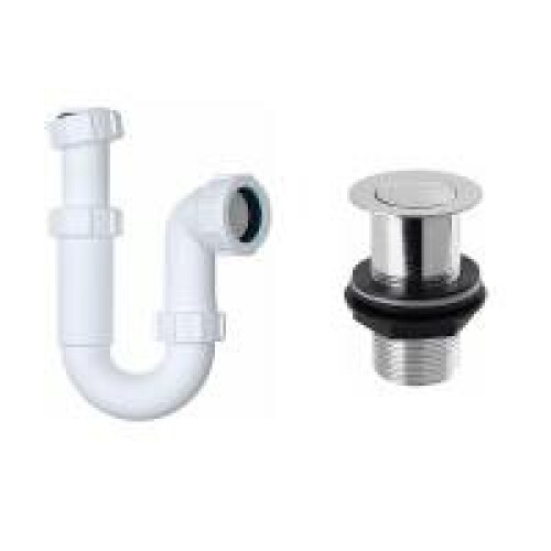 Viva Telescopic Basin P Trap & Un Slotted Basin Waste Bathroom Waste on ...