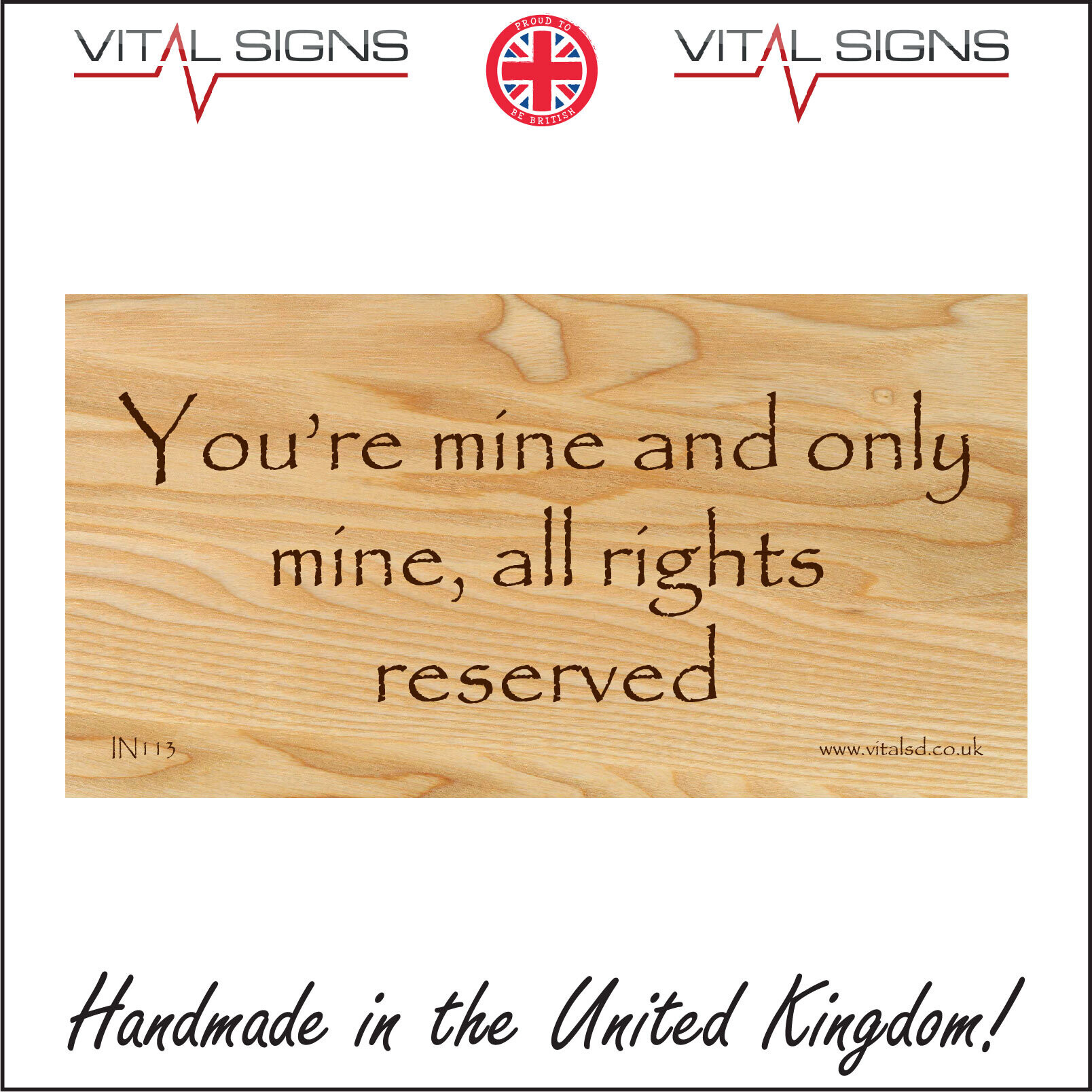 (200 x 100mm - 8 x 4, Sticker / Sav - White Background) IN113 You're ...