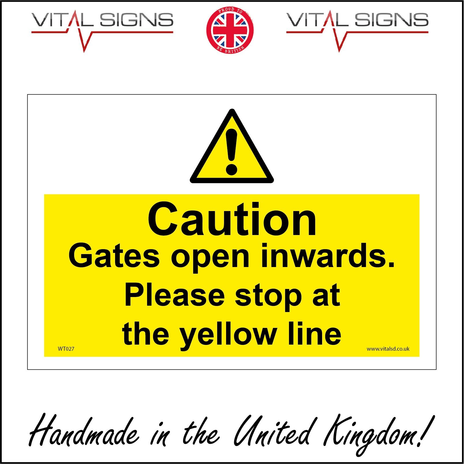 (200 x 150mm - 8 x 6, Sticker / Sav - White Background) WT028 Caution ...