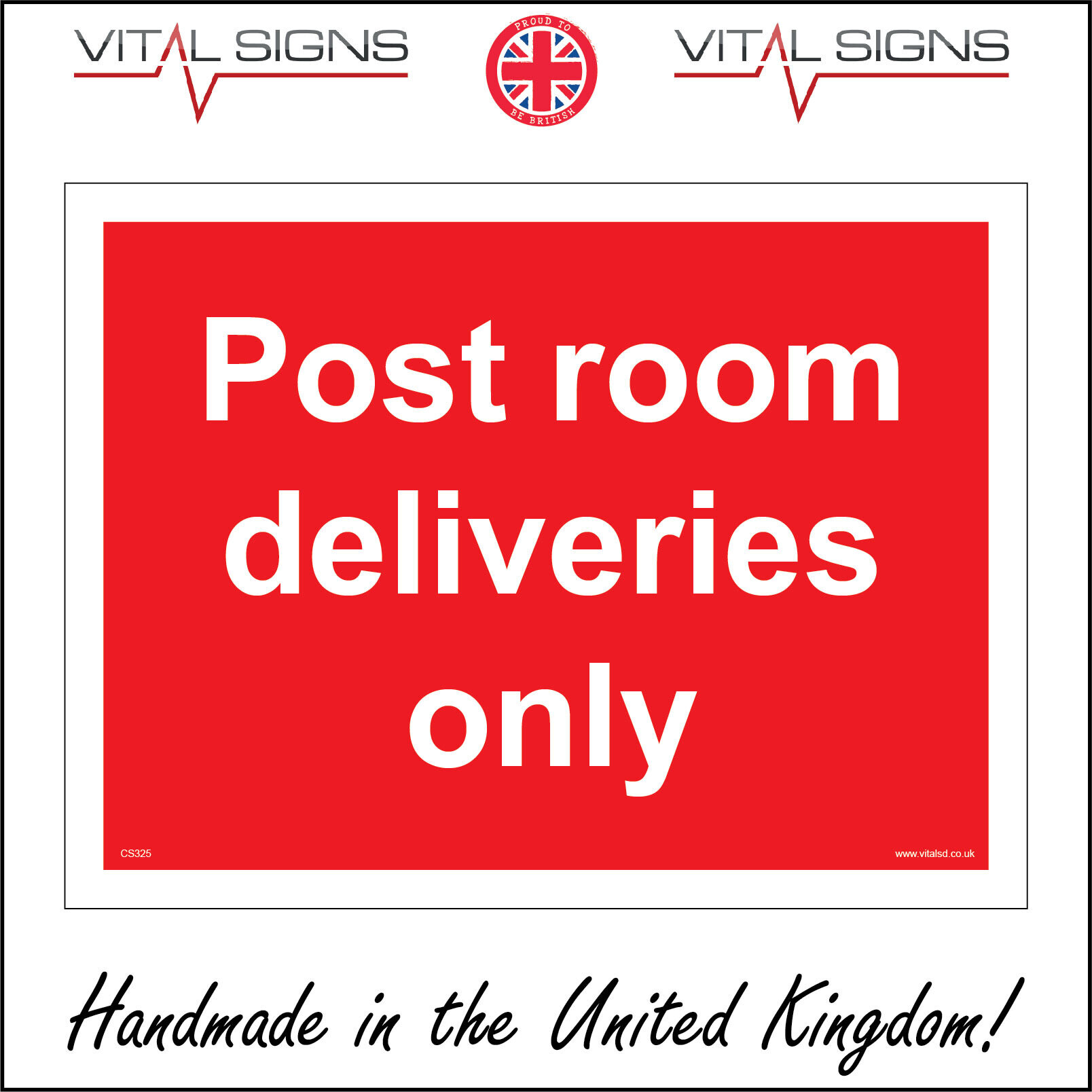 (300 x 200mm - 12 x 8, Magnetic - Vehicle Grade) CS325 Post Room ...