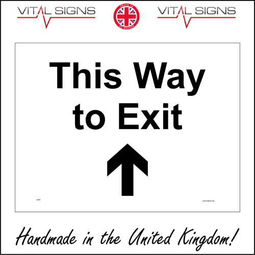 (200 x 150mm - 8 x 6, Dibond / Composite Aluminium) CS335 This Way To ...