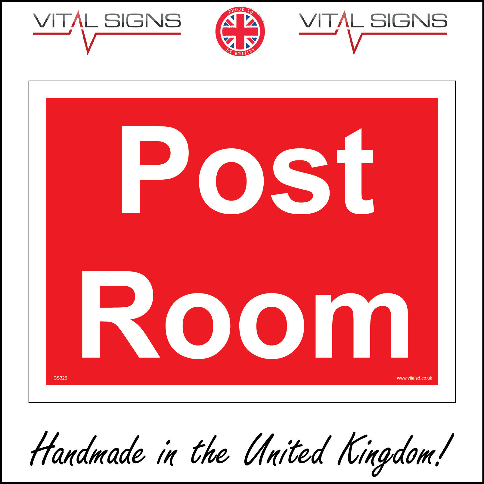 (400 x 300mm - 16 x 12, Dibond / Composite Aluminium) CS326 Post Room ...