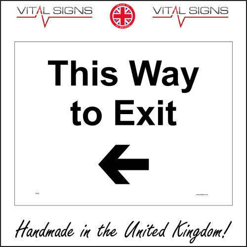 (400 x 300mm - 16 x 12, Magnetic - Vehicle Grade) CS336 This Way To ...