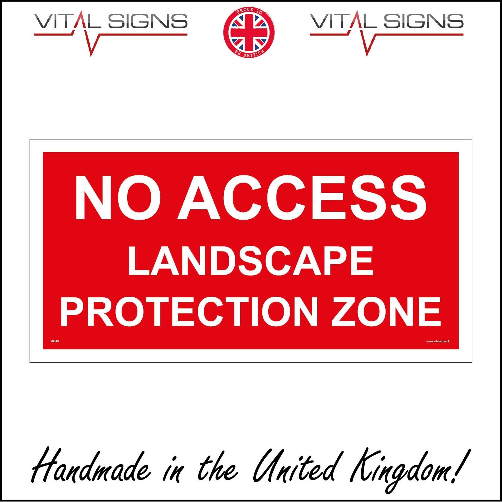 (600 x 300mm - 24 x 12, 1mm Pvc Foamex) PR348 No Access Landscape ...